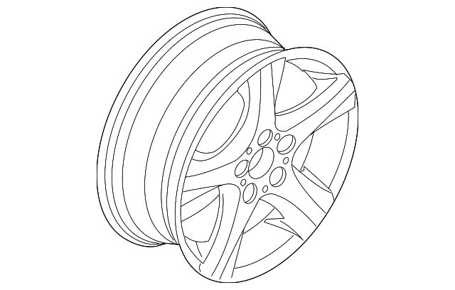 36116775622 - 2008-2011 BMW Wheel, Alloy (36-11-6-775-622) | BMW of ...