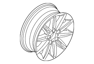 36118036938 - 2008-2013 BMW Wheel, Alloy (36-11-8-036-938) | BMW of ...