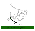 2008-2010 Ford Valance Panel 8C3Z-17626-B | TascaParts.com