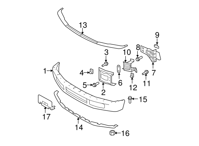 2008-2010 Ford Valance Panel 8C3Z-17626-AA | Blue Springs Ford Parts