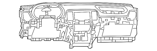 2014-2021 Jeep Grand Cherokee Instrument Panel 5QX85DX9AE | TascaParts.com