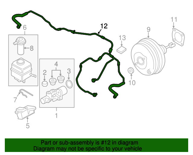 Genuine BMW 11-66-7-564-963 | Vacuum Hose | FREE Shipping on Most ...