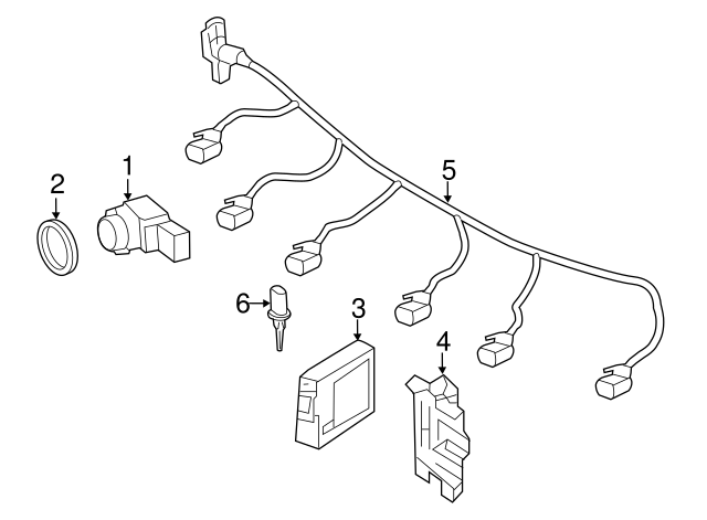 Radar Sensor 000-905-97-15 | MB OEM Parts