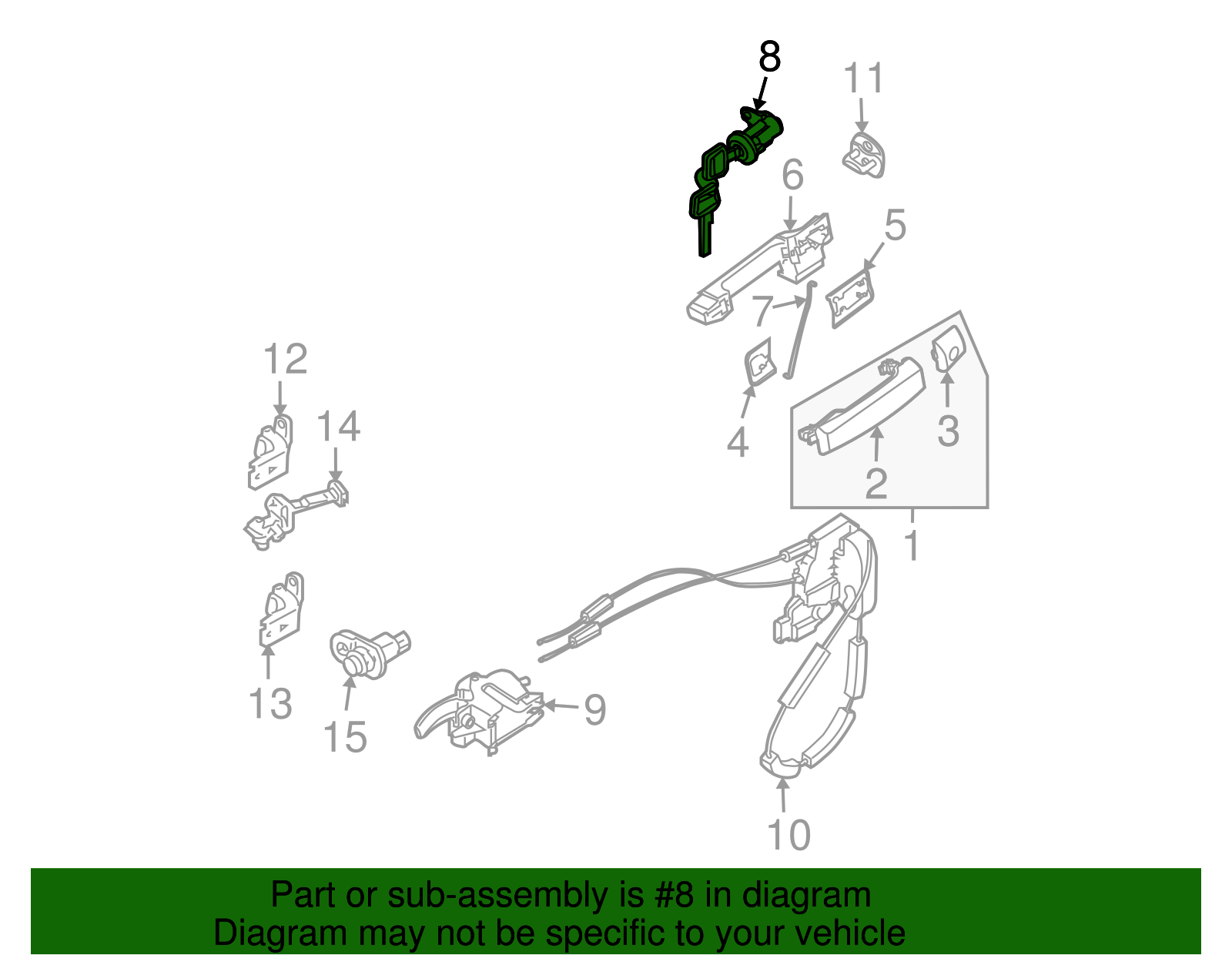 Door Lock Cylinder | Melloy Nissan Parts