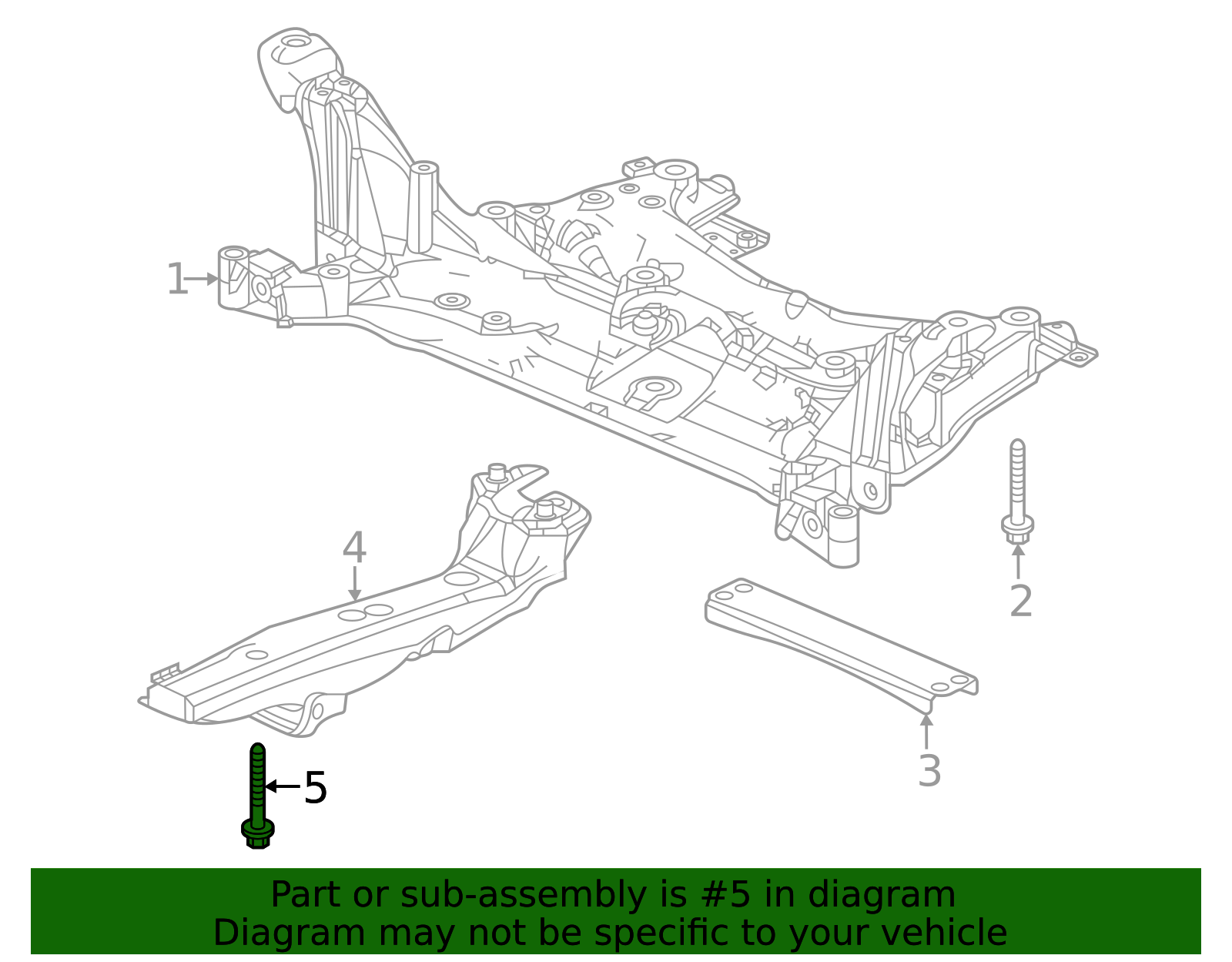 90179-T20-A01 - 2022-2025 Honda - Front Extension Mount Bolt | Genuine ...