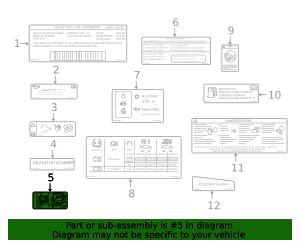 32239037 - Info Label - 2019-2021 Volvo | Volvo OEM Parts Direct