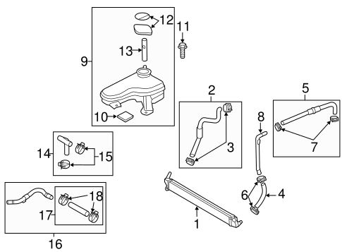 Radiator & Components for 2013 Kia Optima | Kia.Parts Store