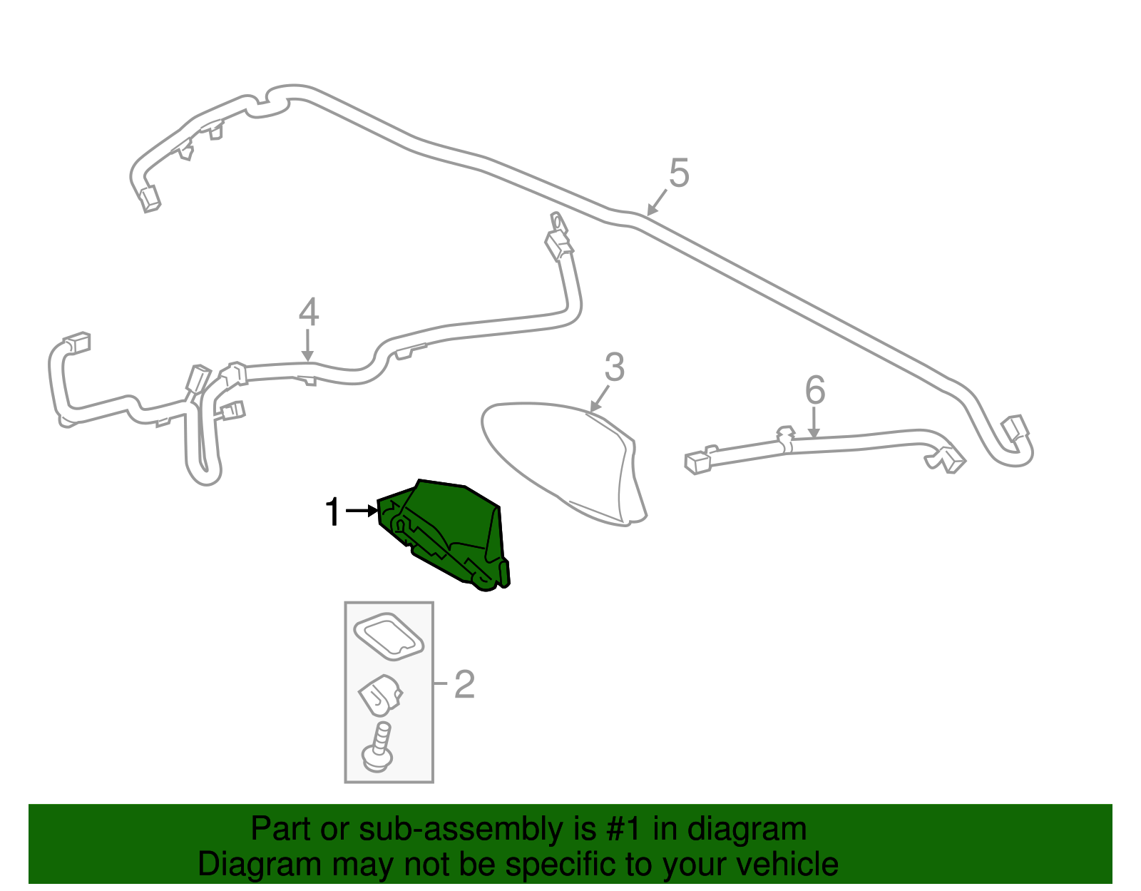 2016-2020 Toyota 2016-2020 Toyota - Antenna Assembly 86960-0R030 ...