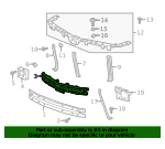 2020-2025 Cadillac XT6 Front Bumper Fascia Energy Absorber 84605423 GM ...