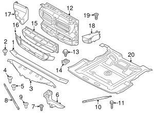 2010-2019 BMW Splash Shield 51-75-7-185-112 | OEM Parts Online