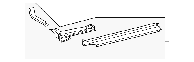 2016-2017 Toyota Tacoma Side Member Assembly 57028-04021 | Toyota Parts ...