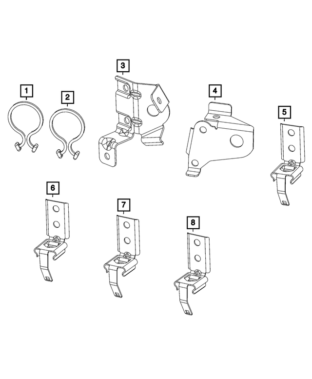 2008-2025 Mopar Tie Strap 5148041AA | Mopar eStore