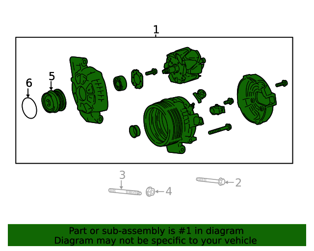 27060-F0010 - Alternator 2018-2024 Toyota | Longo Toyota Parts