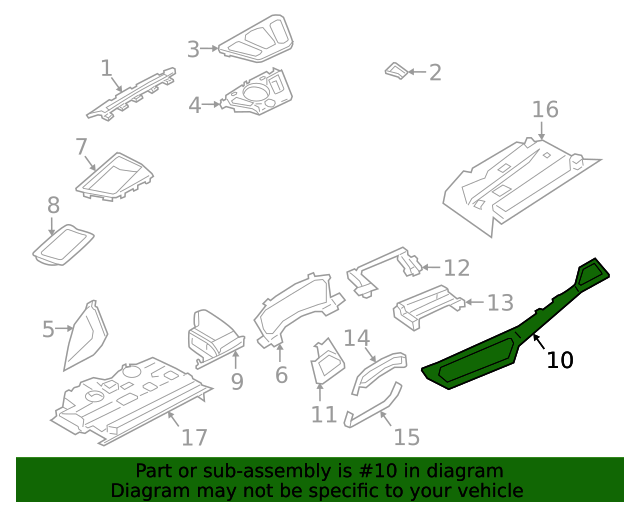 51-45-8-093-573 - Instrument Panel Molding 2021-2023 BMW ...
