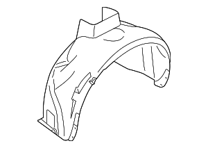 31407824 - Fender Liner - 2010-2017 Volvo XC60 | Volvo OEM Parts Direct