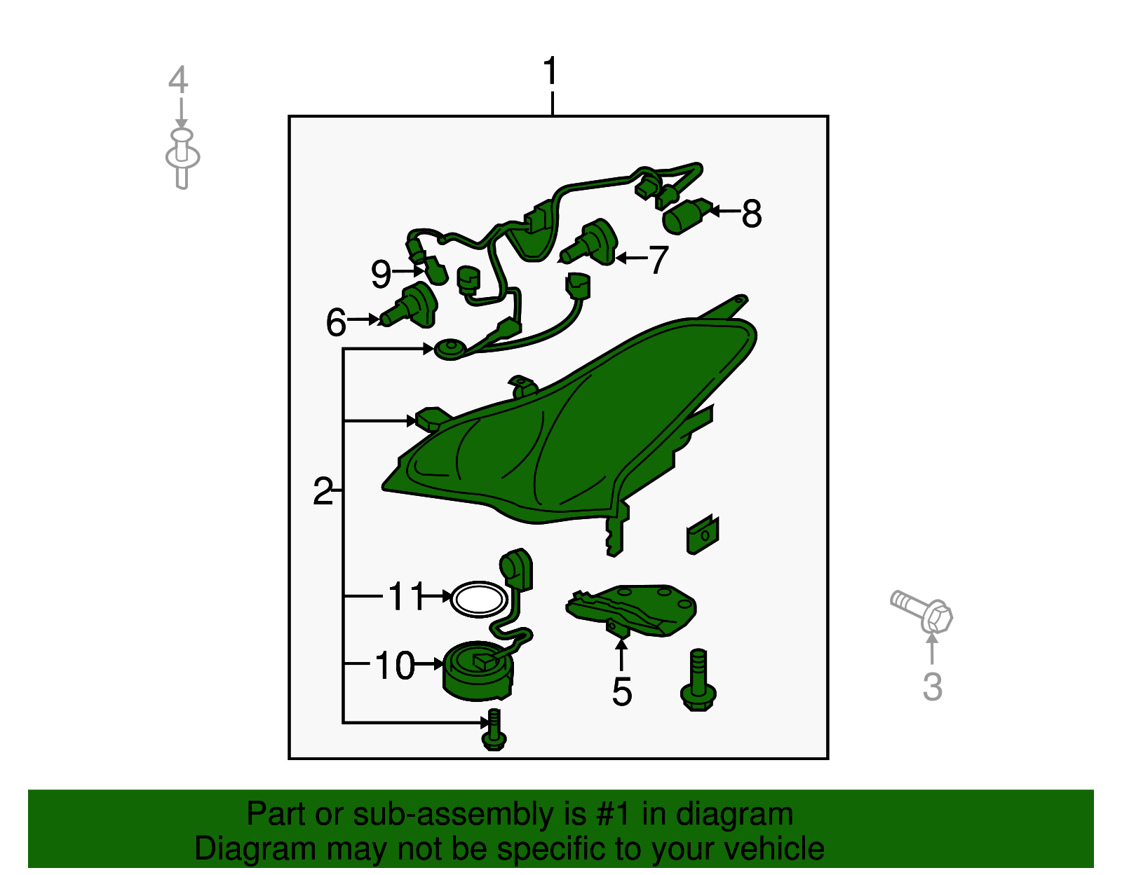 26060-1BA4C - Composite Assembly 2010-2017 Infiniti | INFINITI Parts ...