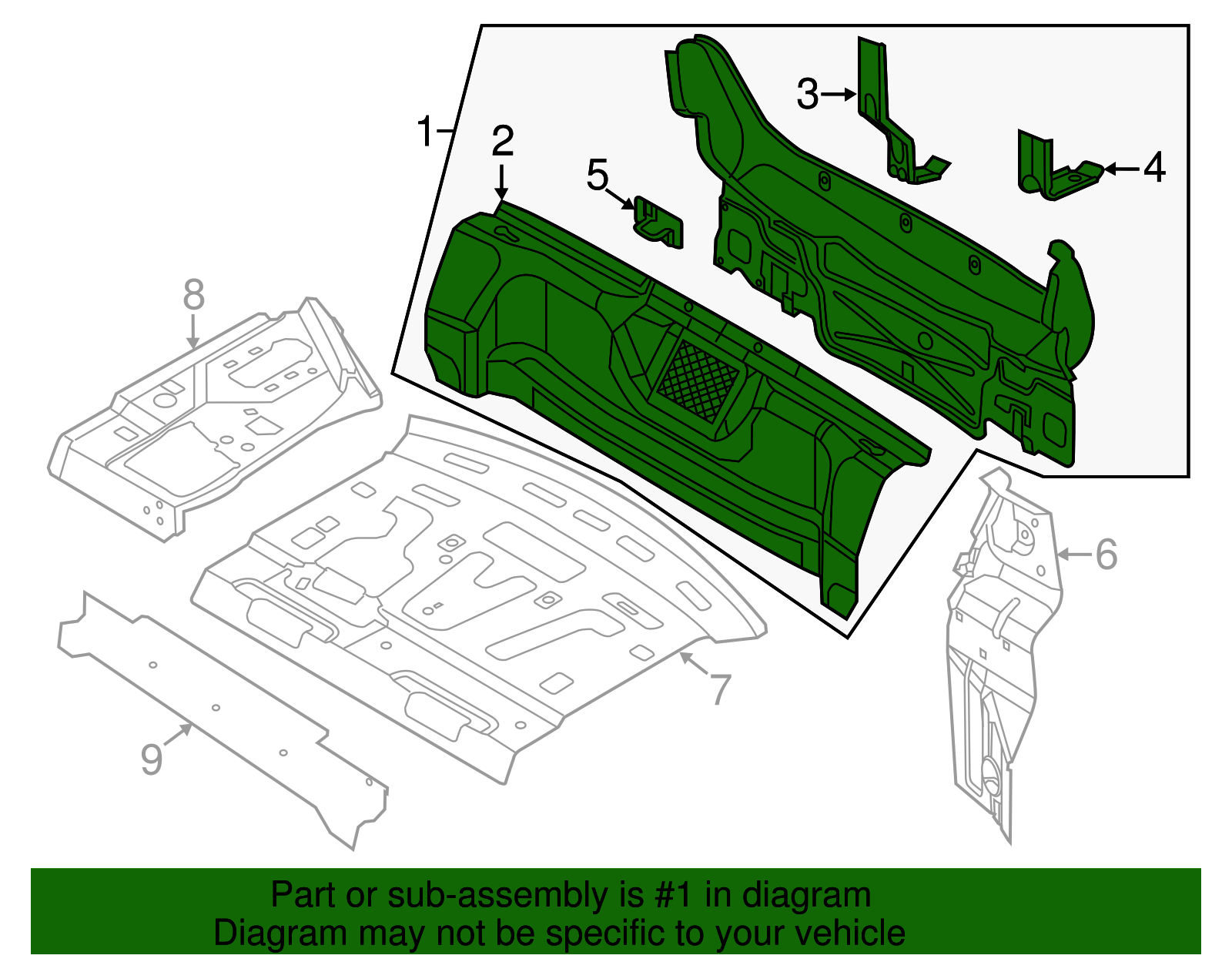 2011-2018 Volkswagen Jetta Rear Body Panel 5C6-813-301 | Wolfsburg ...