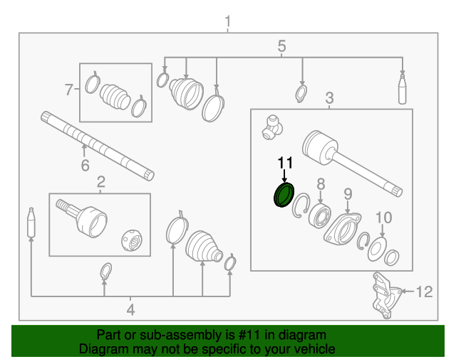 2011-2014 Nissan Murano Cv Joint Splash Shield 39752-40P0A | TascaParts.com