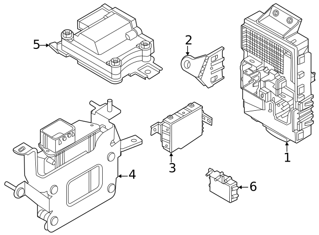 91950-T6261 - Junction Box Assembly I Panel 2021 Genesis GV80 ...