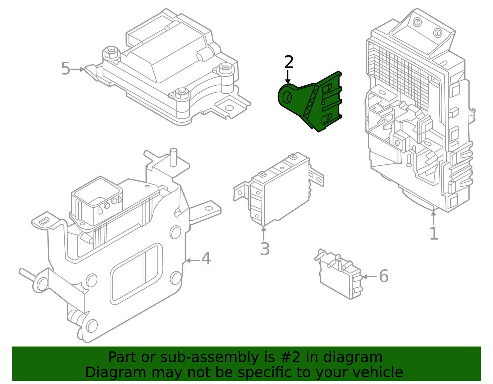 2021-2024 Genesis GV80 Junction Block Bracket 919G5-T6010 ...