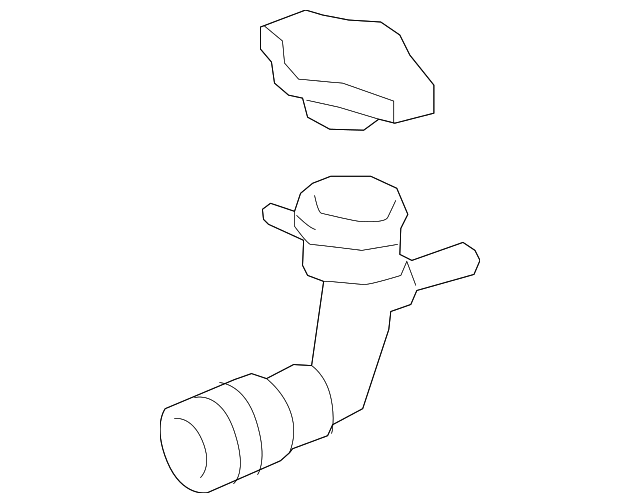 2019-2024 Toyota Camry Engine Coolant Filler Neck 16897-F0011 ...