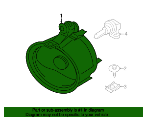 63-17-2-993-525 - Fog lights, left 2013-2015 BMW X1 | AutoNation Parts