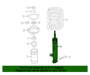 2007-2013 BMW X5 Strut 33526781926 | OEM Parts Online