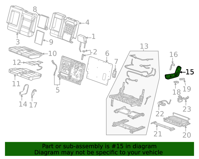 2021-2022 GM Outer Finish Panel 84613298 | GMPartsDirect.com