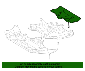 51495-35050 - Splash Shield - 2003-2009 Lexus GX470 | MyLexusParts