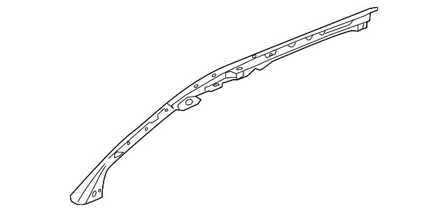 2018-2021 Chevrolet Traverse Driver Side Roof Inner Rear Side Rail ...