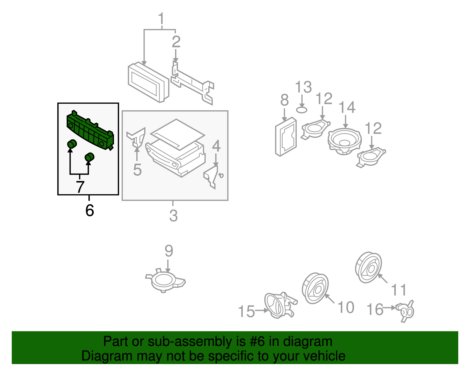 96110-3M150-GV - Radio Module Interface 2009-2012 Hyundai Genesis | AutoNation Parts