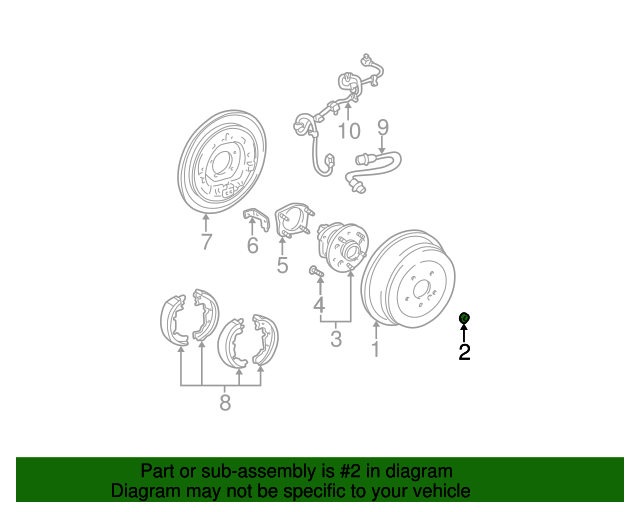 47491-14010 - Plug - 1998-2003 Toyota Sienna | OEM Genuine Toyota Parts