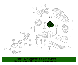 Genuine OEM BMW Trans Mount Part# 22326860534 Fits 2017-2022 BMW: Up To ...
