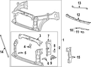 2019-2025 GMC Upper Reinforced 84475289 GM | GMPartsDirect.com