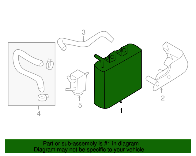 2009 Nissan Maxima Oil Cooler 21606-JA00A | TascaParts.com