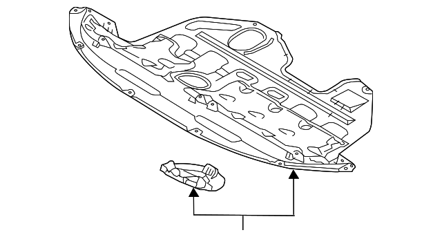 29110-3W500 - Under Cover 2011-2013 Kia Sportage | Kia.Parts Store