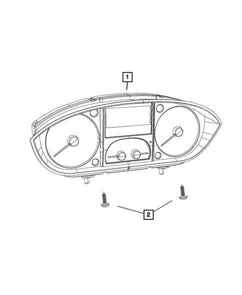 Instrument Panel Cluster for 2023 Ram ProMaster 3500 | Mopar eStore