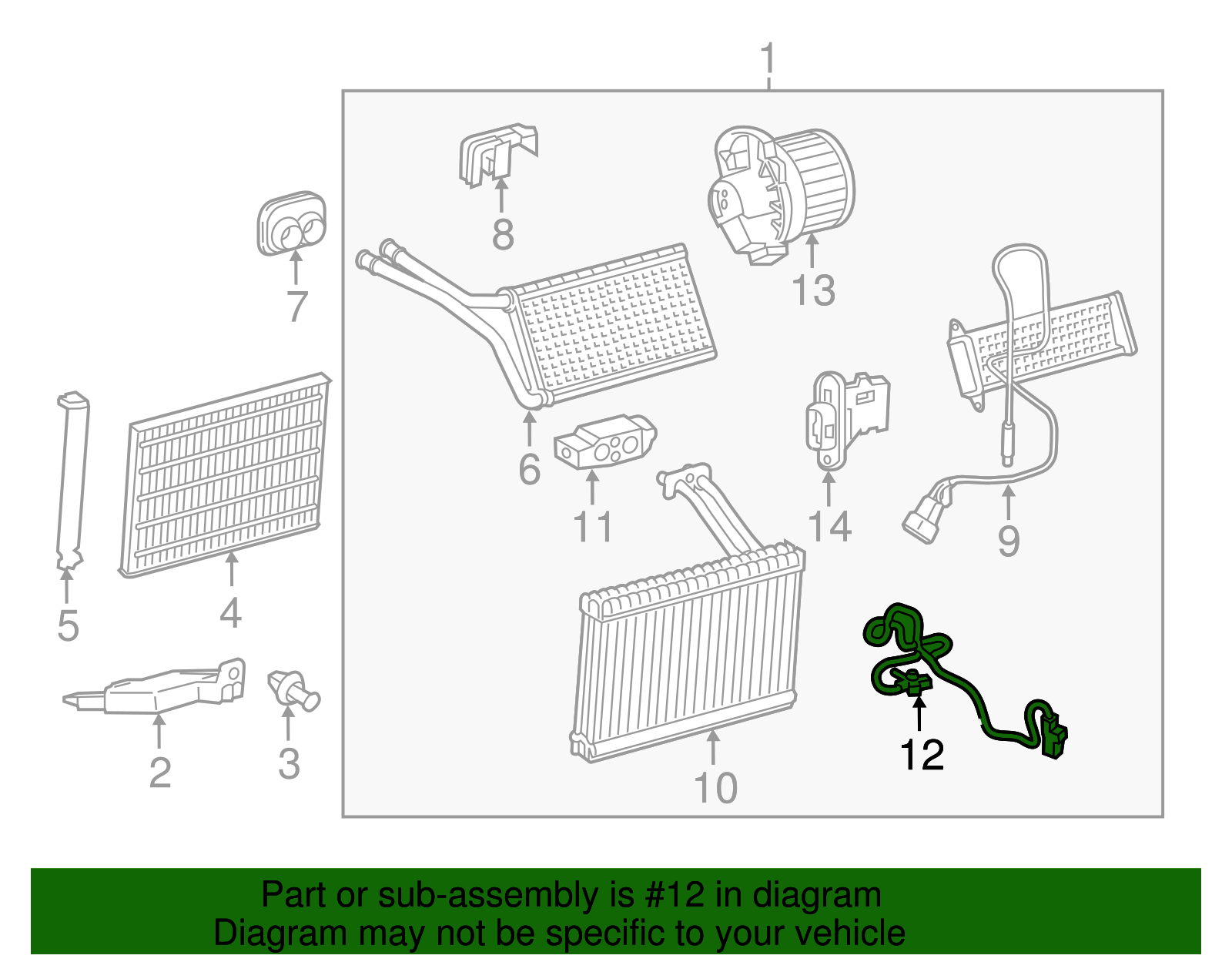 2012-2025 Toyota HVAC Evaporator Temperature Switch 88620-74010 ...