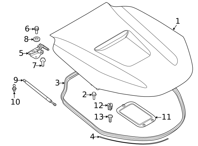 Genuine BMW 07-11-9-905-732 | Hinge Assembly Washer | FREE Shipping on ...