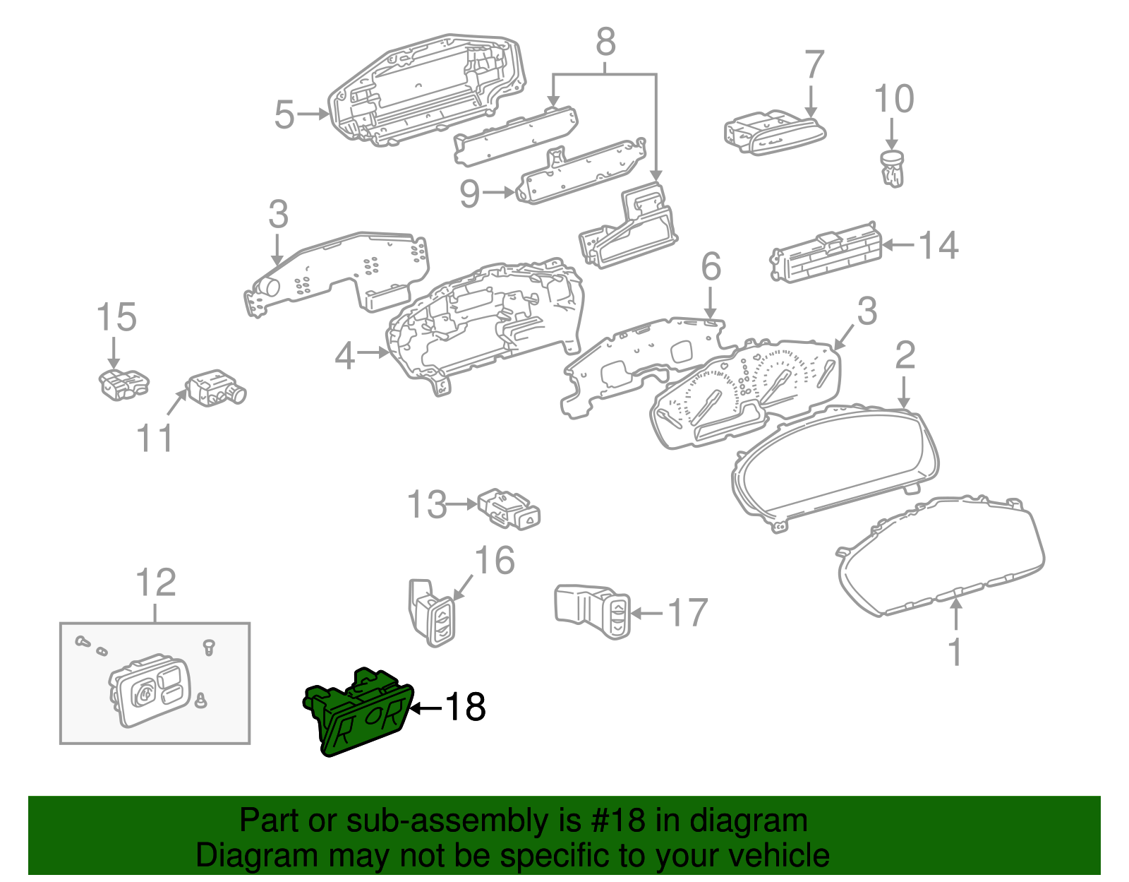 2001-2006 Lexus LS430 2001-2006 Lexus LS430 - Trunk Lid Switch 84840 ...