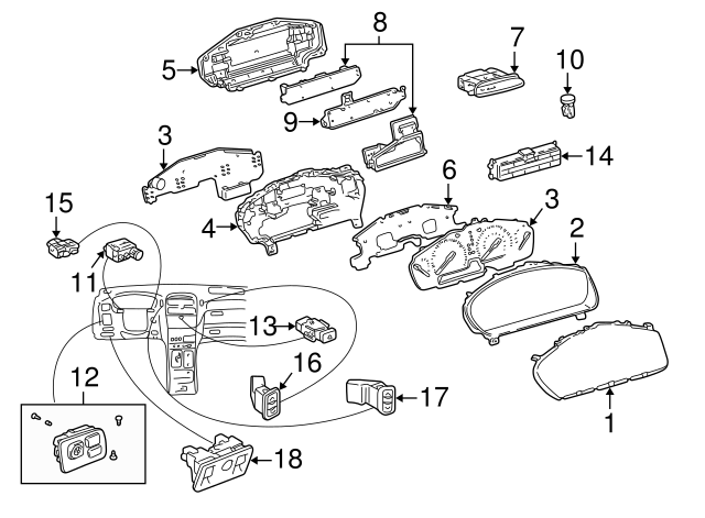 84840-50020-C0 - Trunk Lid Switch For 2001-2006 Lexus LS430 | Lexus OE ...