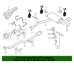 18208513515 - 2015-2018 BMW Rear Muffler Isolator (18-20-8-513-515 ...