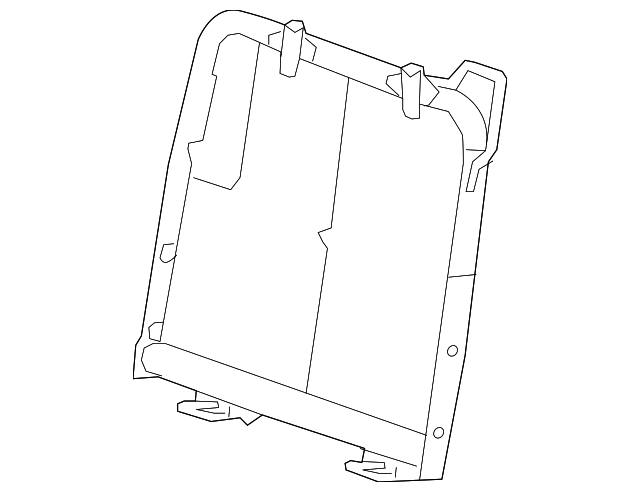 2007-2013 GM Passenger Side Rear Seat Back Frame 25879627 GM ...