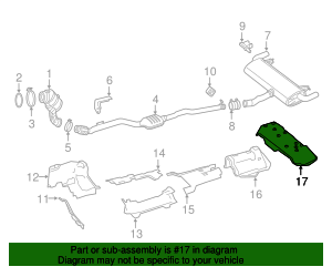 253-682-16-71 - Heat Shield 2016-2021 Mercedes-Benz | AutoNationParts.com