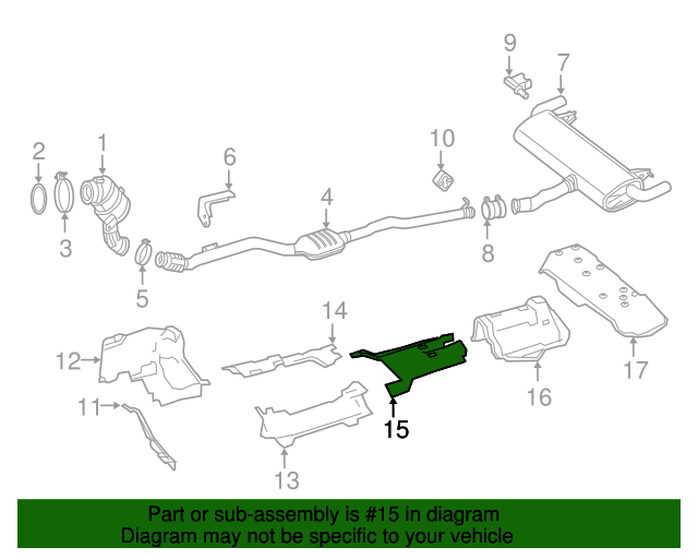 253-680-01-00 - Heat Shield 2018-2020 Mercedes-Benz GLC 350e | Mercedes ...