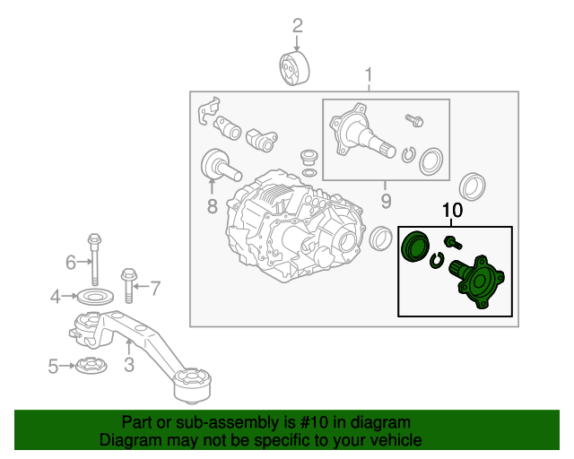 41309-28050 - Shaft - 2006-2020 Toyota | OEM Genuine Toyota Parts