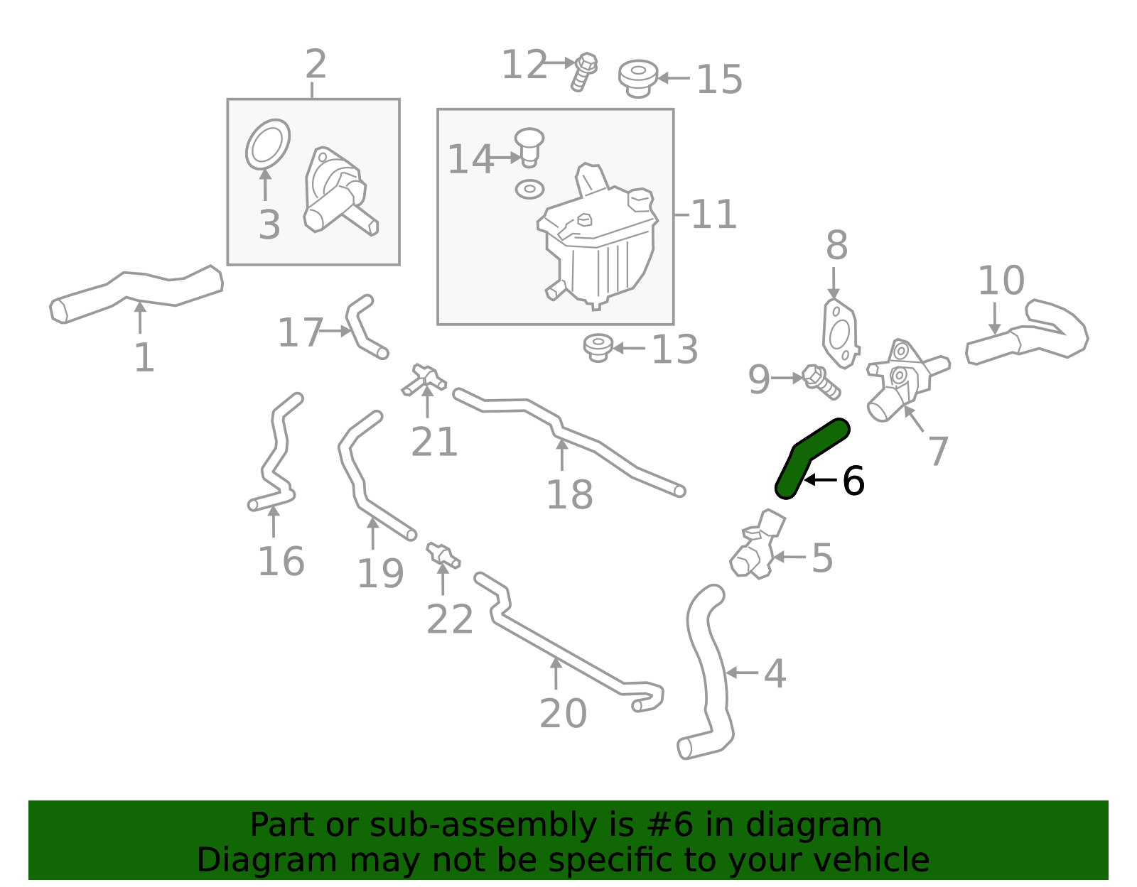 16571-37290 - High-Quality Radiator Coolant Hose for 2023-2025 Toyota ...