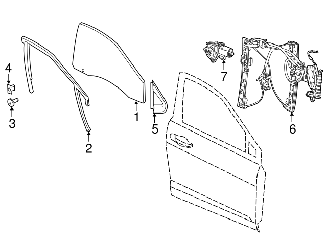 2014-2016 Dodge Dart Corner Molding 68083131AD | TascaParts.com