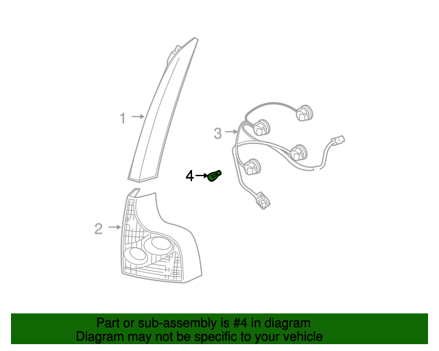 2001-2016 Volvo Bulb 989823 | TascaParts.com