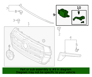 88210-48071 - Sensor - 2020-2021 Toyota | OEM Genuine Toyota Parts
